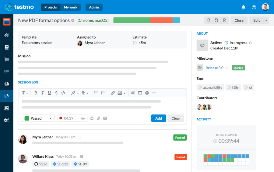 Feature Tour & Unified QA Testing - Testmo